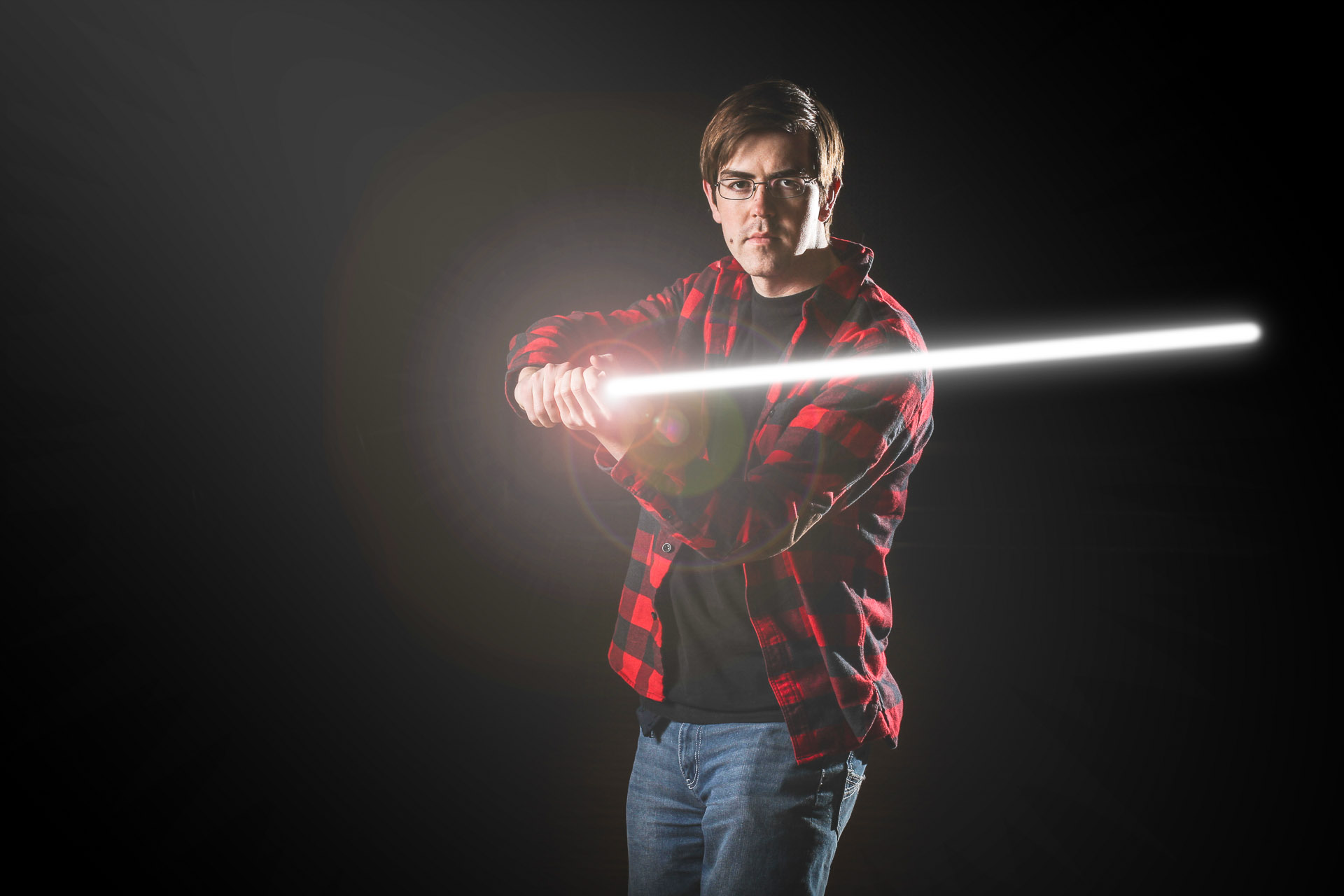 How to Add a Lightsaber to a Portrait Photo | Frank Myrland Photography